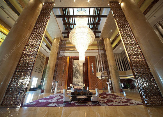 Solid Wood Modern Reception Furniture , Comfortable Relax Fabric Lobby Furniture Sets