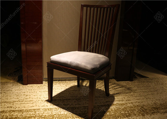 Highly Endurable Restaurant Hotel Room Chairs Solid Wood Simple Style Customized