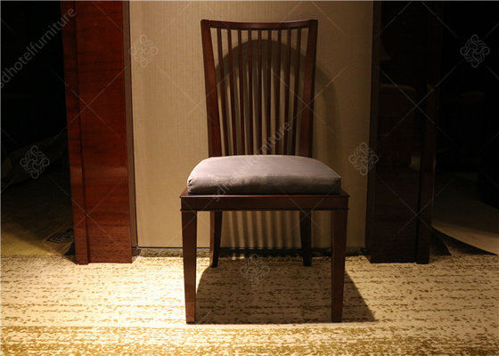 Highly Endurable Restaurant Hotel Room Chairs Solid Wood Simple Style Customized