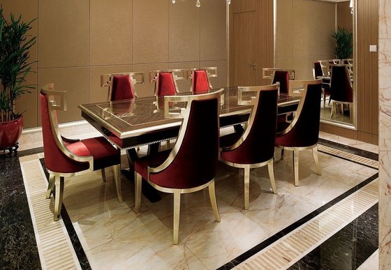 Luxury Kingsize Hotel Bedroom Furniture Presidential Suite Silver Oil Decorate