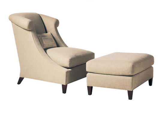 Luxury Customized Lounge Seating For Bedrooms , Comfortable Small Upholstered Chairs