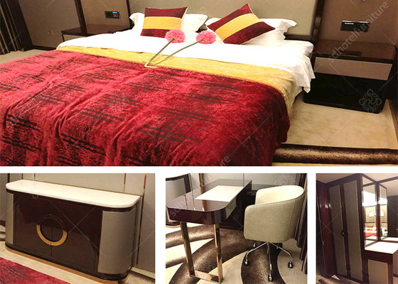 Eco -  Friendly Marriott Luxury Hotel Bedroom Furniture With Modern King Bed