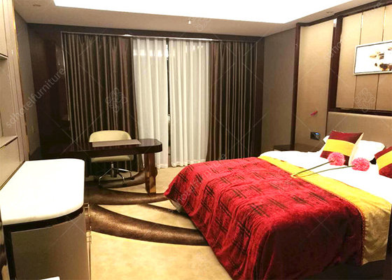 Eco -  Friendly Marriott Luxury Hotel Bedroom Furniture With Modern King Bed