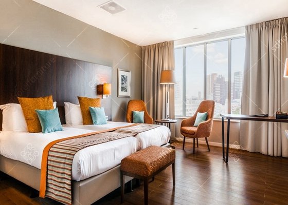 Affordable Durable Hotel Bedroom Furniture Sets Environment - Friendly High Standard
