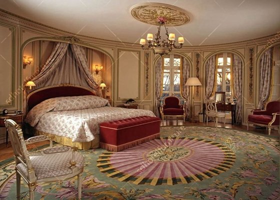 Traditional / Modern Queen Luxury Hotel Bedroom Furniture European Style Customized