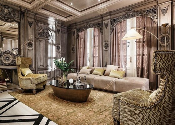 Modern Contemporary Furniture , Elegant Modern Bedroom Suites With Living Room