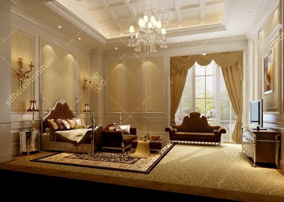 Modern Contemporary Furniture , Elegant Modern Bedroom Suites With Living Room