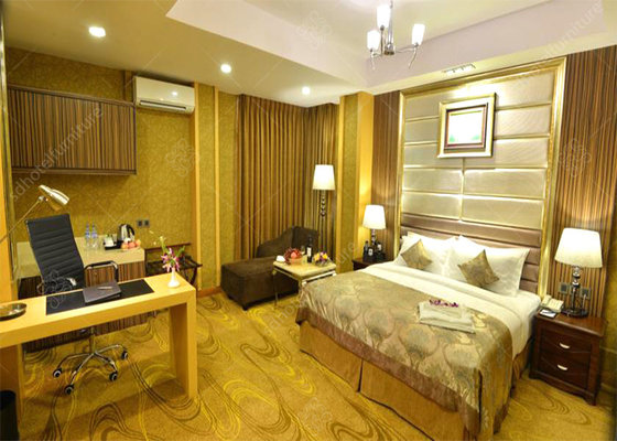 Luxury Apartment Hotel Surplus Furniture , Customized Full Size Bedroom Sets