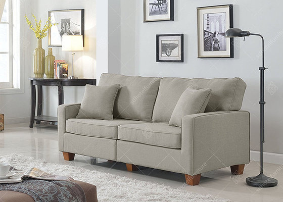 Customized Living Room Sofa Set Wood Frame Modern Simply Style Environment - Friendly