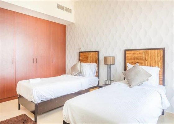 Twin Size Modern Bedroom Furniture , Comfortable Apartment Bedroom Furniture