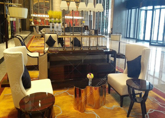 4 Star 5 Star Waiting Area Hotel Lobby Furniture  High Standard Environment - Friendly