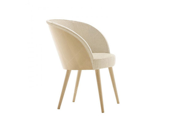 Restaurant Modern Dining Chairs , Comfortable Leather Waiting Room Seating