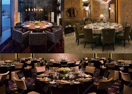 European Style Contemporary Restaurant Furniture , Hotel Hall Restaurant Booth Furniture