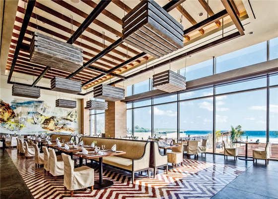 Commercial Hotel High End Restaurant Furniture , Lounge Modern Restaurant Furniture