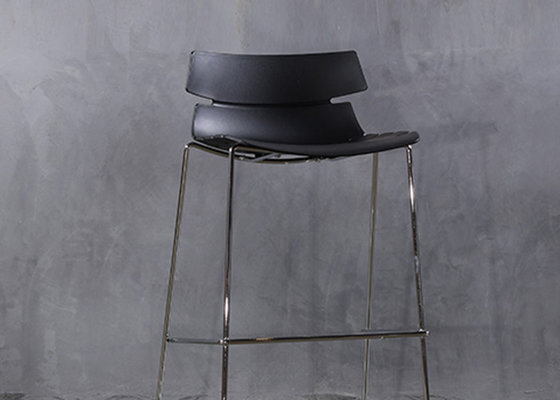 Simple Style Commercial Bar Furniture Stainless Steel Stand High Bar Stools