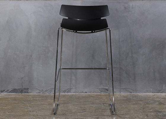 Simple Style Commercial Bar Furniture Stainless Steel Stand High Bar Stools