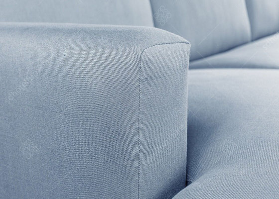 Large Blue Living Room Sofa Set 5 Seater Contemporary Sectional Sofas Modern Style