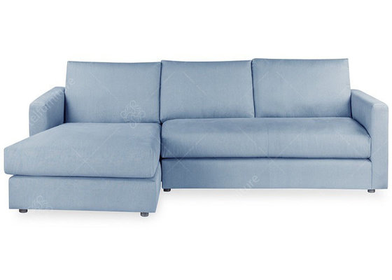 Large Blue Living Room Sofa Set 5 Seater Contemporary Sectional Sofas Modern Style