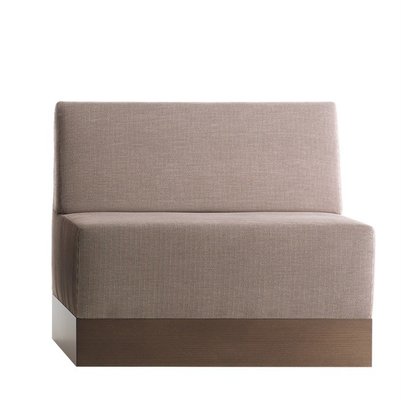 Economic Teal / High Back Brown Accent Chairs , Durable Indoor Chaise Lounge