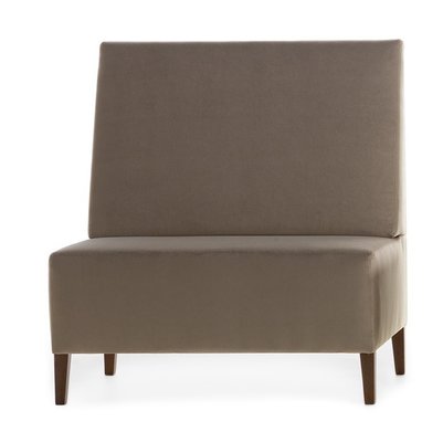 Economic Teal / High Back Brown Accent Chairs , Durable Indoor Chaise Lounge