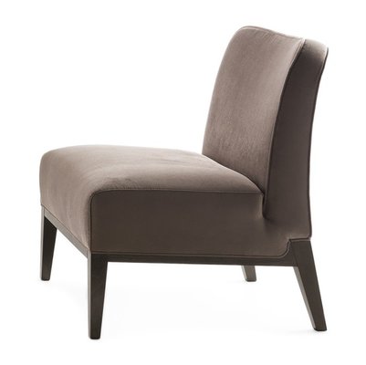 Economic Teal / High Back Brown Accent Chairs , Durable Indoor Chaise Lounge