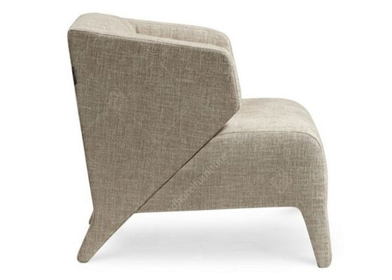 Wooden Fabric Hotel Room Chairs Leisure Armchair Comfortable Eco -  Friendly
