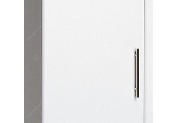 Environment - Friendly Apartment Furniture Sets / Hotel Room Wardrobe Cabinets White Lacquer Highly Endurable