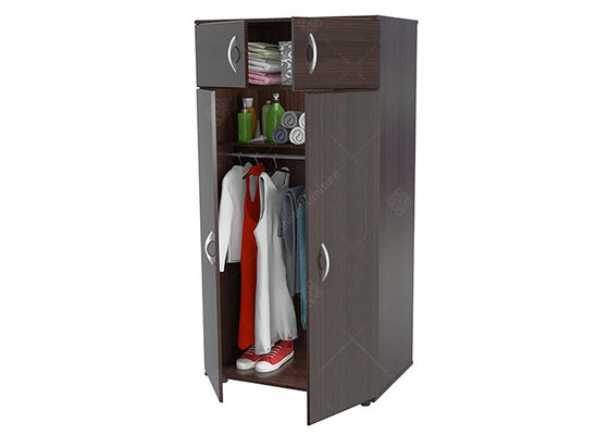 European Classical Free Standing Closet , Hotel / Home Storage Wardrobe Cabinet
