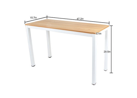 Light Color Computer Modern Writing Desk Hotel Furniture , Simple Fashion Nordic Style Writing Table Desk