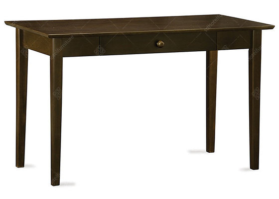 Antique Round Edge Hotel Furniture Writing Desk With Drawer Environment - Friendly Simple Style