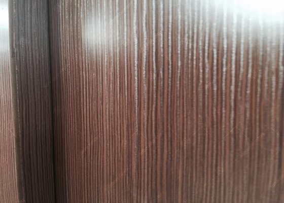 Brown Two Doors Hotel Room Wardrobe Classical style 1.4 m Width melamine customized