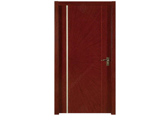 Commercial Interior Panel Doors , Safe Room Doors 0.6mm  Wood Veneer Surface