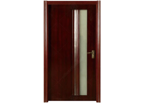 Commercial Interior Panel Doors , Safe Room Doors 0.6mm  Wood Veneer Surface
