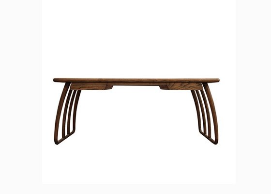 High End Antique Hotel Writing Desk Ash Solid Wood Frame With Ash Solid Wood Legs
