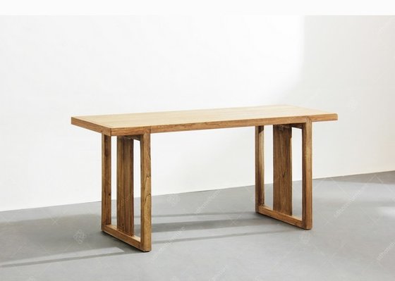 High End Antique Hotel Writing Desk Ash Solid Wood Frame With Ash Solid Wood Legs