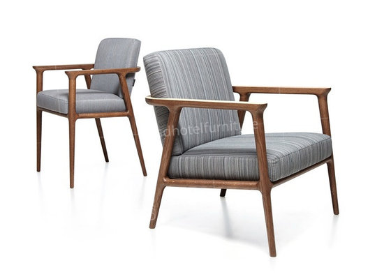 Simple Style Bedroom Sitting Chairs , Small Chaise Lounge Chair For Small Room