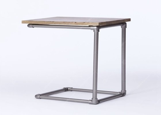 Bedroom Metal Hotel Coffee Table Wooden Top High Standard Simple Style Customized