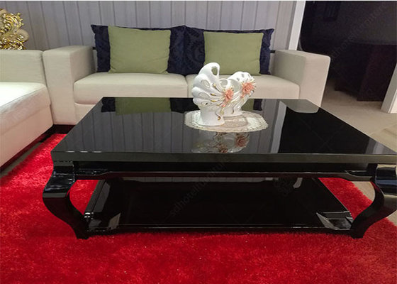 Living Room Square Low Hotel Coffee Table Wooden High Grade 1000 * 1000 * 450mm