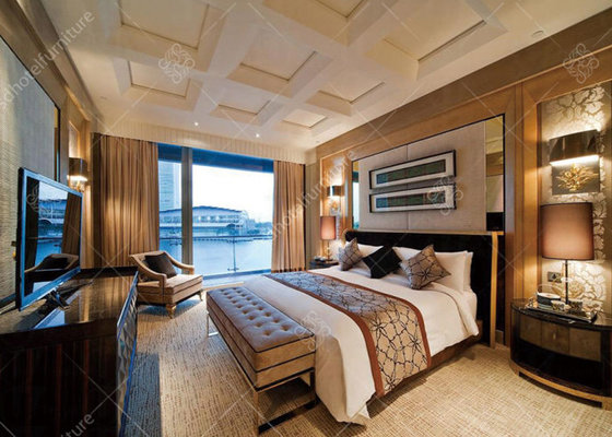Five Star Modern Queen Luxury Hotel Bedroom Furniture Fashion Style High Grade