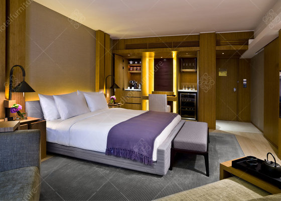 High Level And Hotel Bedroom Furniture Sets With Sofa Grade A Plywood