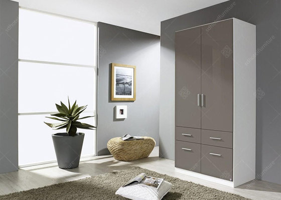 Fire-proof Minimalist Apartment Furniture Sets With Melamine Finish