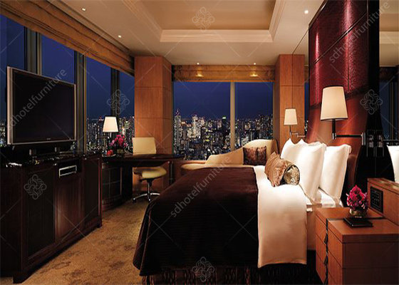 Luxury Holiday Inn Hotel Bedroom Furniture With High Spring Foam Leisure Sofa