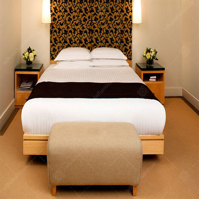 Economic Apartment Room Furniture / Modern King Size Bedroom Sets