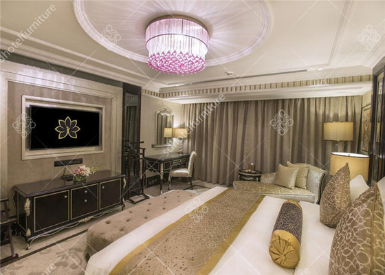 Contemporary 5 Star Hotel Bedroom Furniture Set Custom-Made SGS