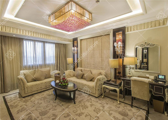 Contemporary 5 Star Hotel Bedroom Furniture Set Custom-Made SGS