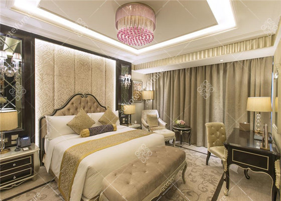 Contemporary 5 Star Hotel Bedroom Furniture Set Custom-Made SGS