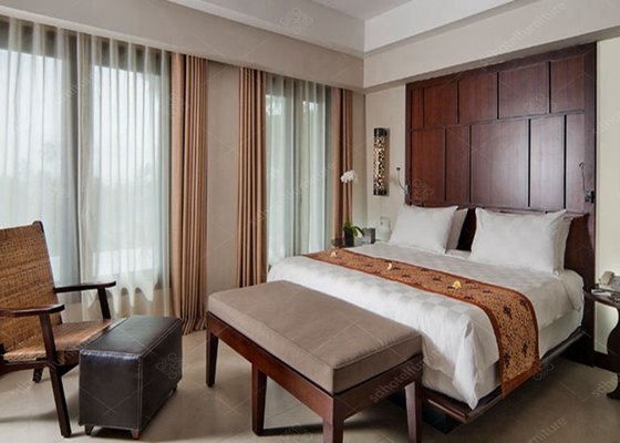 5 Star Modern Style Hotel Bedroom Set With Wooden Furniture