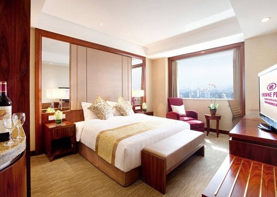 Untique Hotel Bedroom Furniture Sets With Melamine Finish FSC