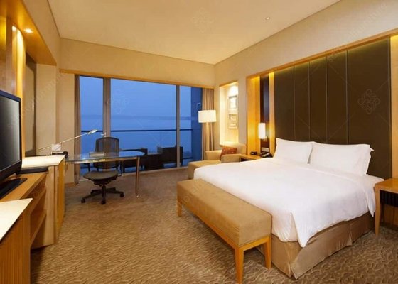 Untique Hotel Bedroom Furniture Sets With Melamine Finish FSC
