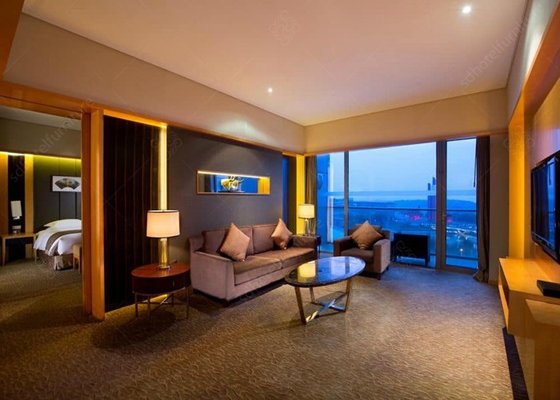 ODM Hotel Hotel Guest Room Furniture Sets With Wood Veneer Finsh